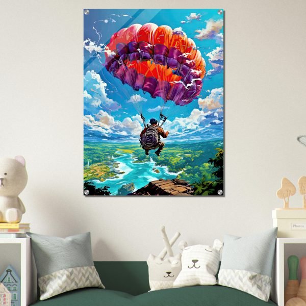 Skydiving above Amazonia - Wall art prints