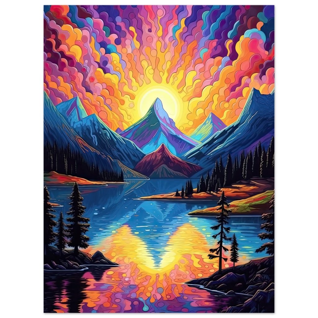 Skydiving above Amazonia - Wall art prints